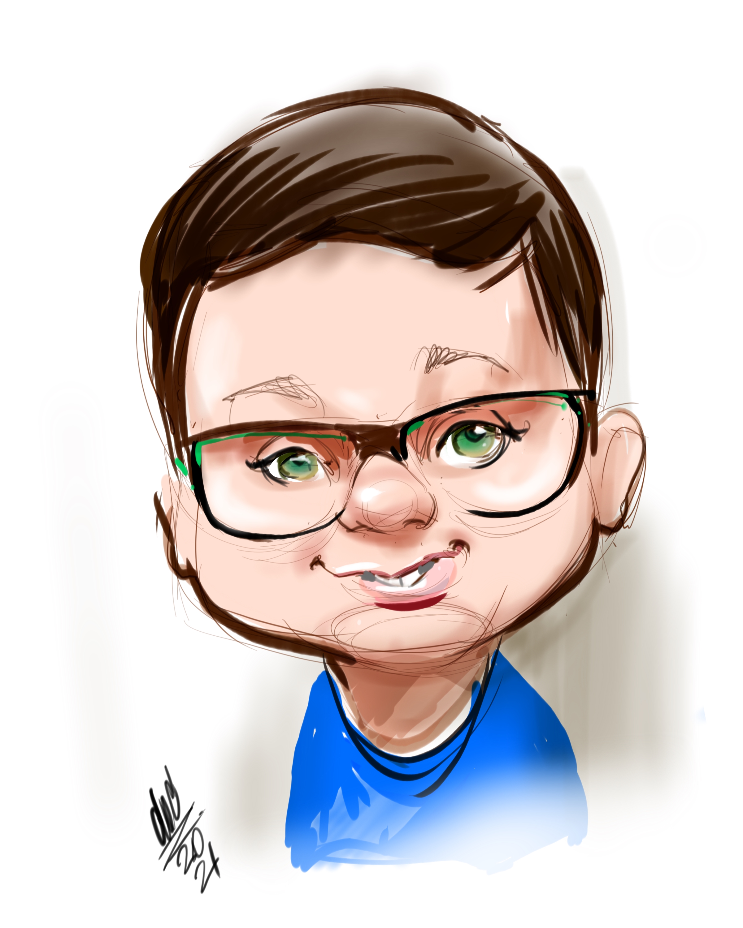 8th Birthday Party Caricatures Account